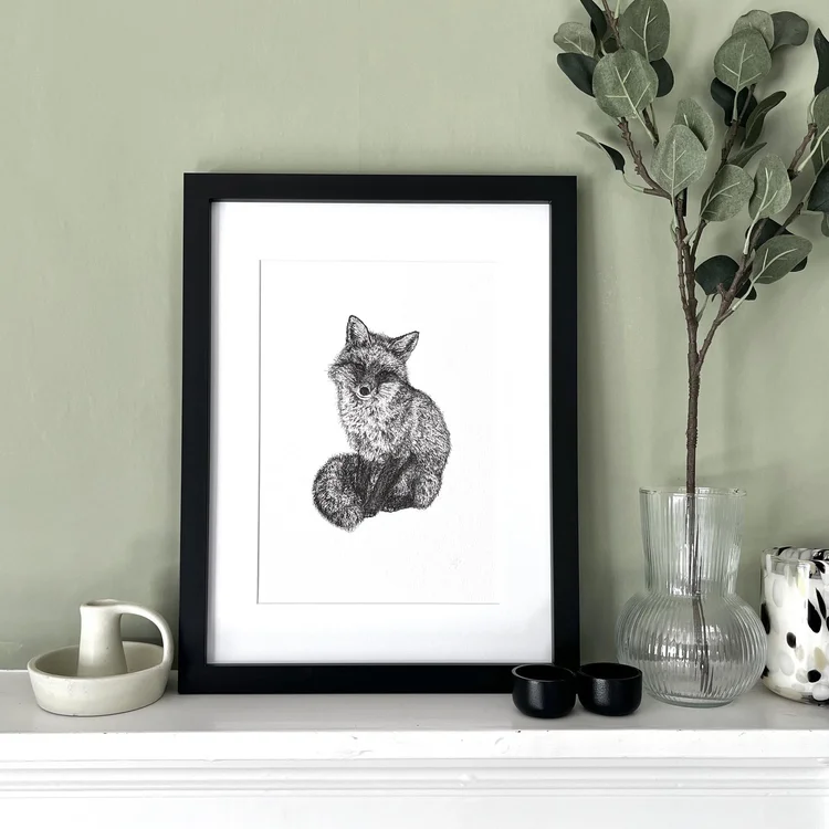 Framed "Felix" Print — Kate Please Ltd.