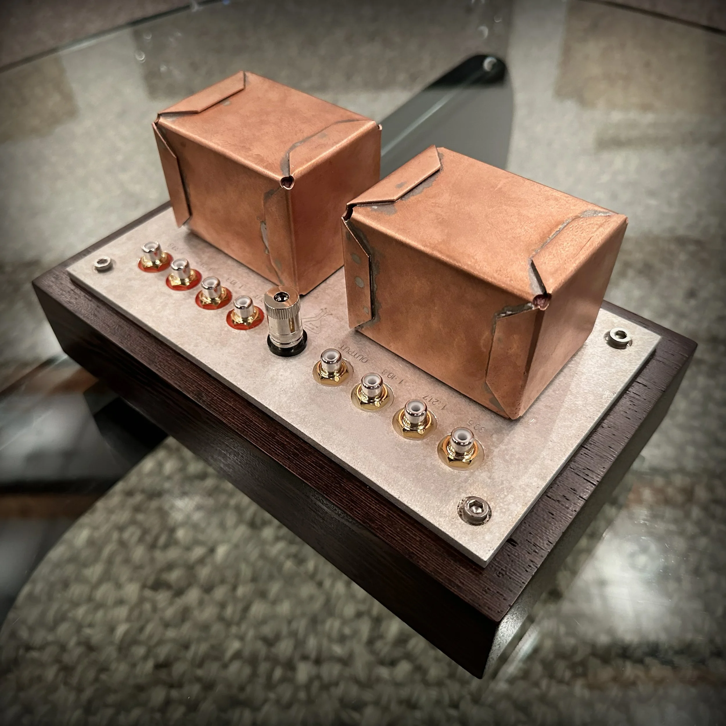 Moving Coil Step Up Transformer — Treehaus Audiolab Field Coil Speakers