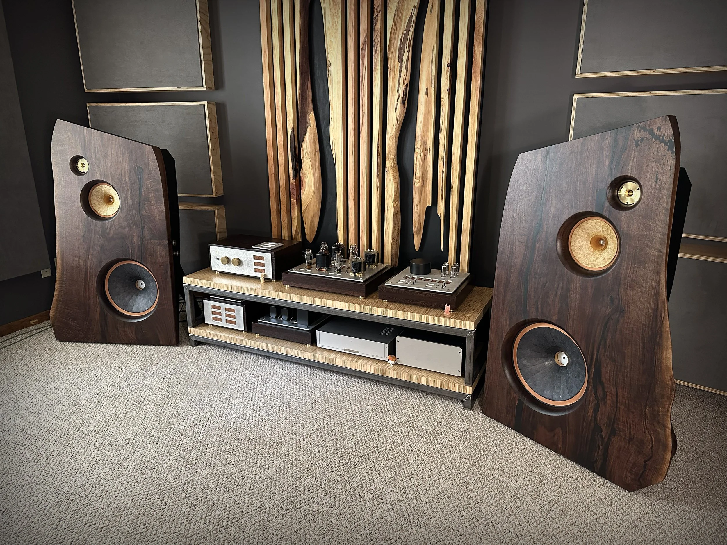 Demonstration Space — Treehaus Audiolab Field Coil Speakers