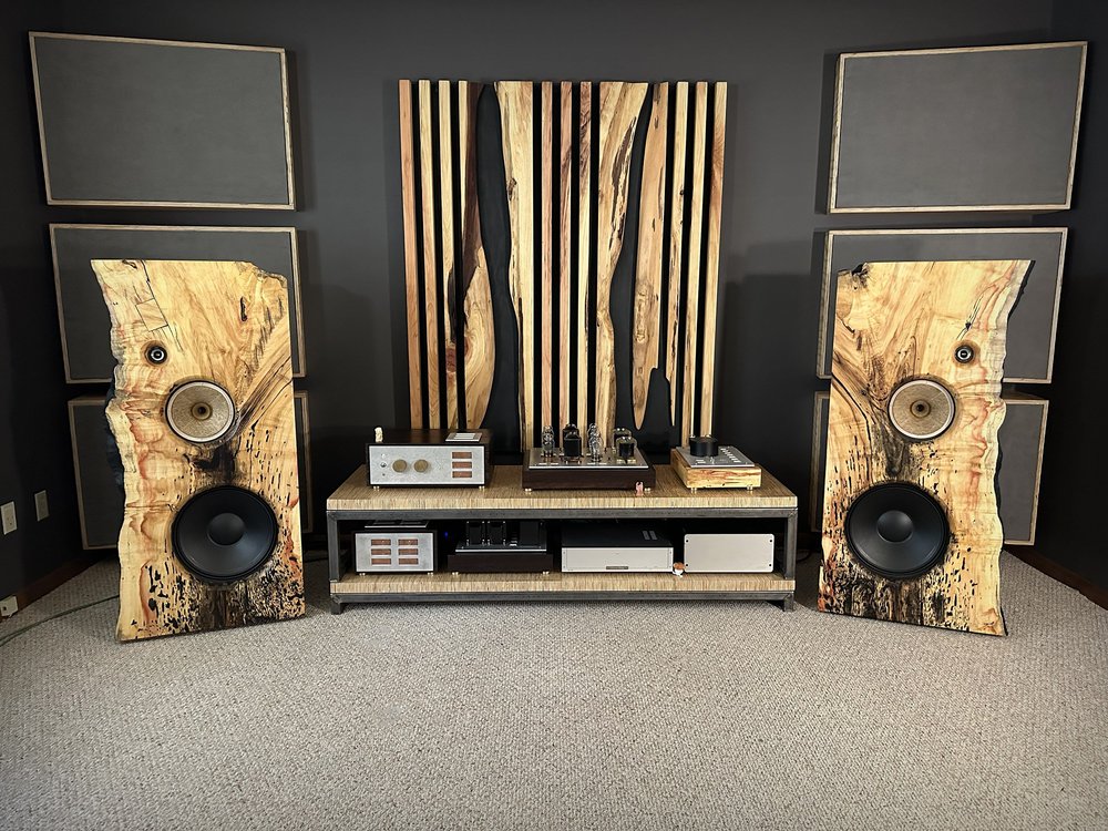 Demonstration Space — Treehaus Audiolab Field Coil Speakers