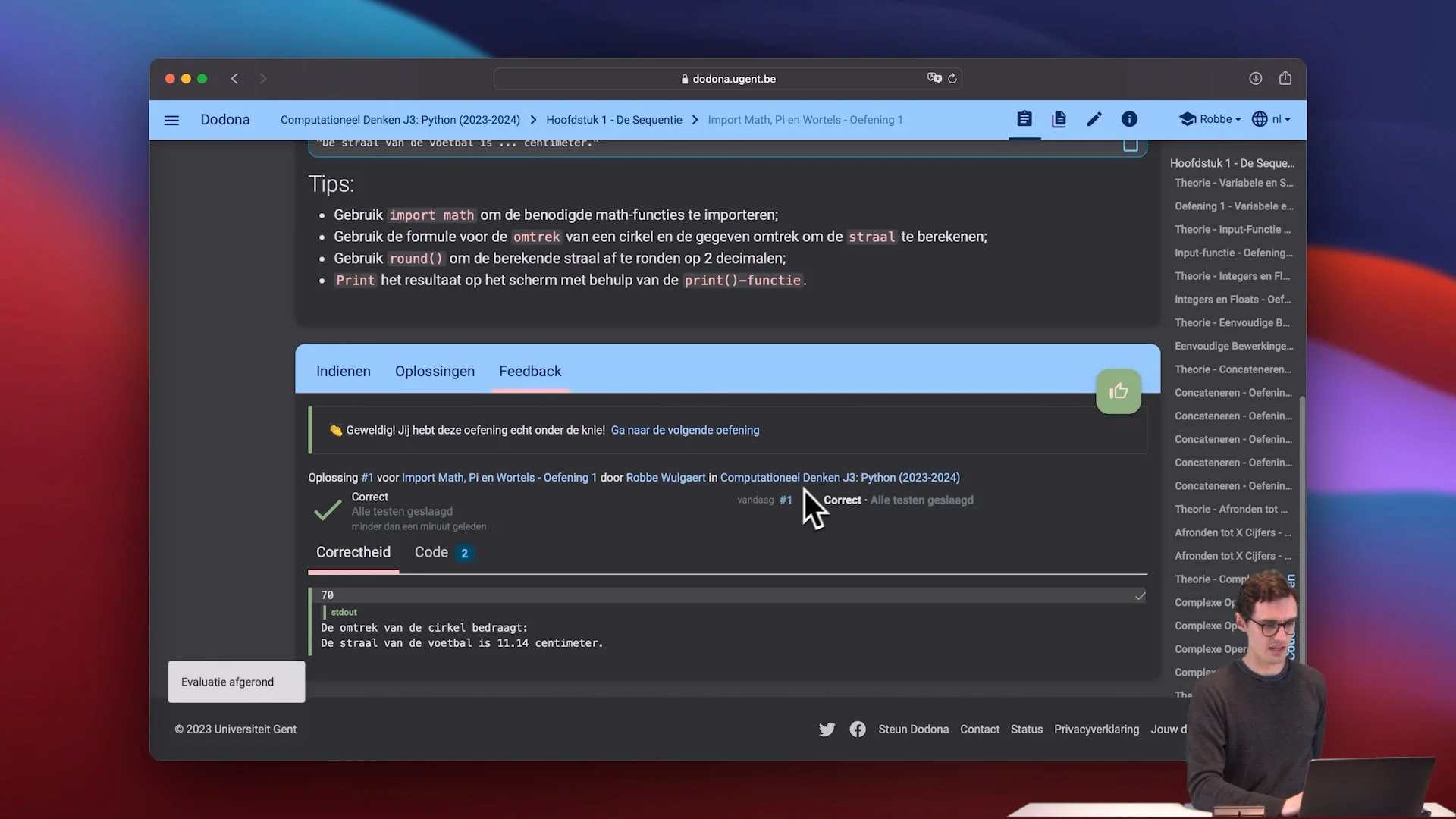 Python in de Klas — Robbe Wulgaert