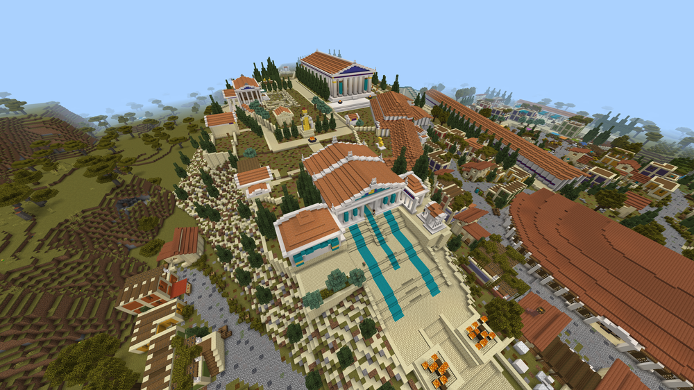Greek and Minecraft - Acropolis Adventure — Robbe Wulgaert