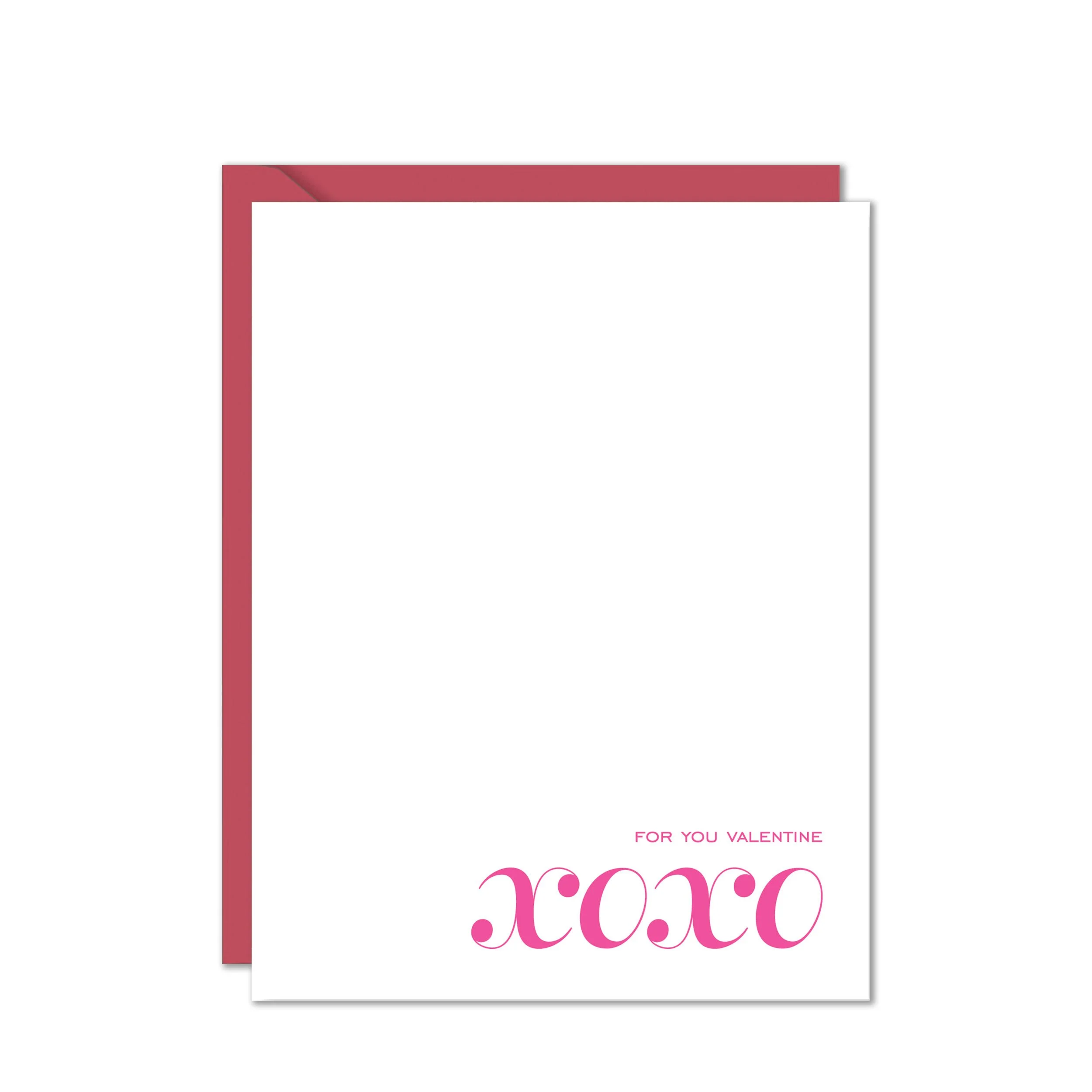 Retro Valentine Letterpress Card — The Happy Envelope