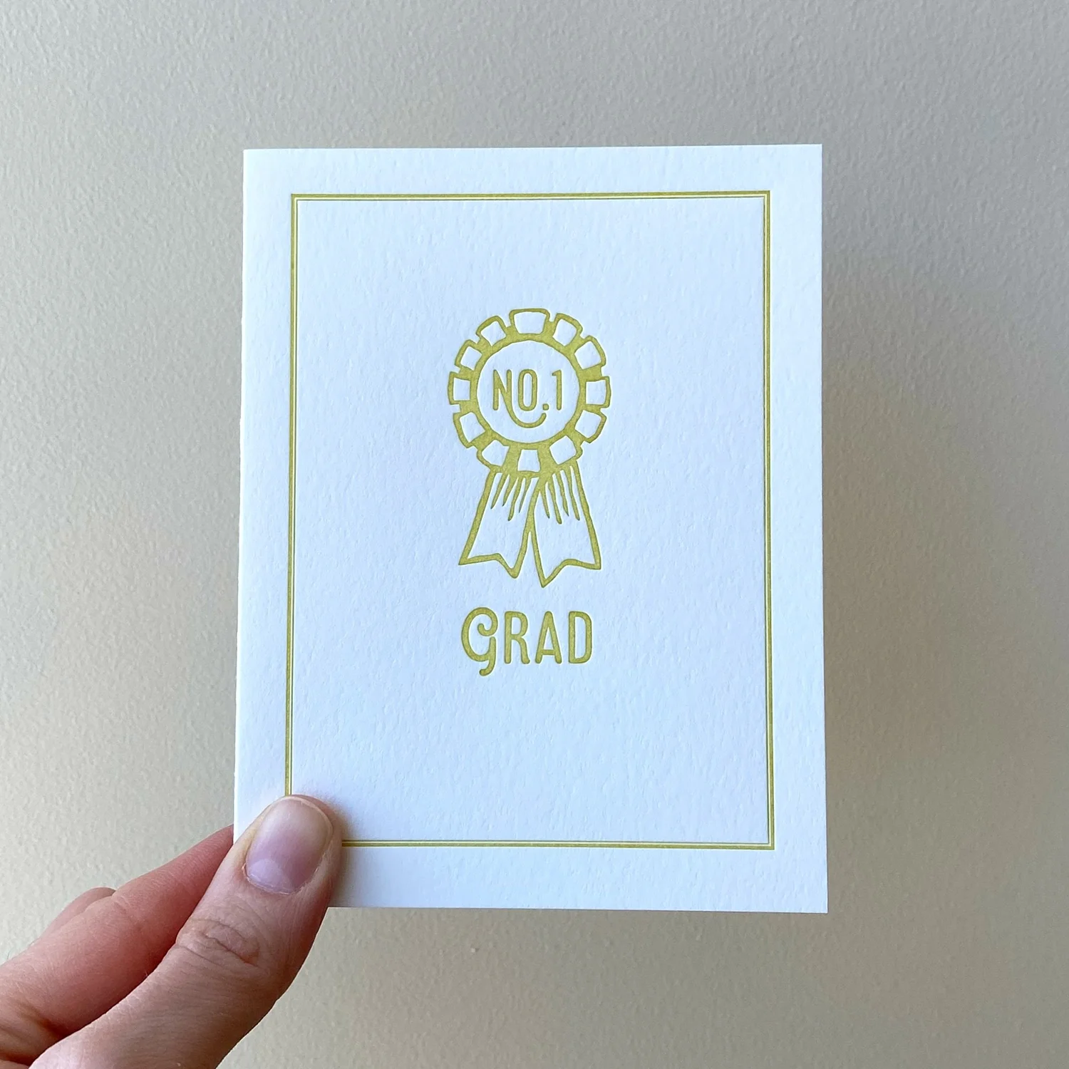 Diploma Congratulations Graduation Letterpress Card — The Happy Envelope