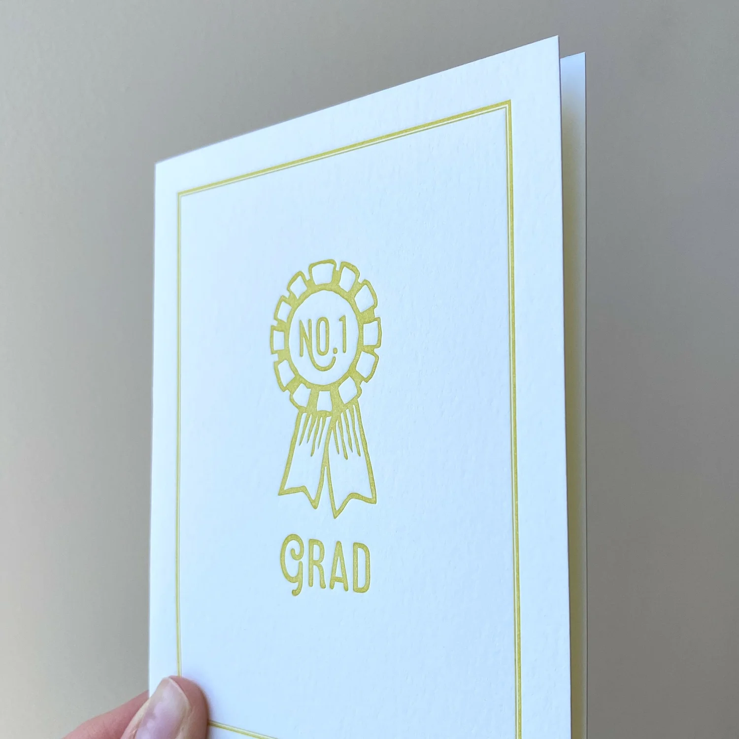 Diploma Congratulations Graduation Letterpress Card — The Happy Envelope