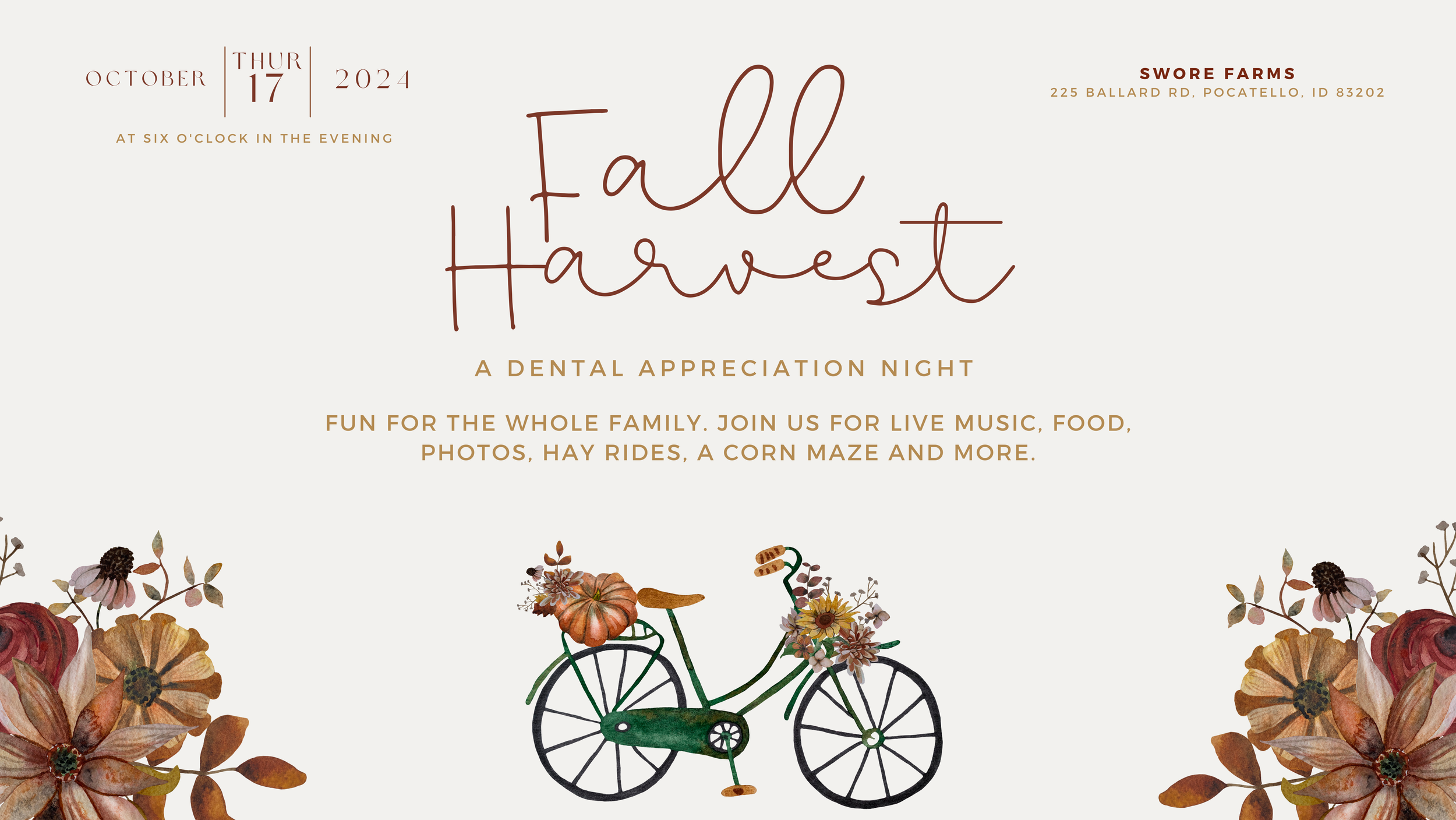 Dental Appreciation Fall Harvest — Leavitt Orthodontics