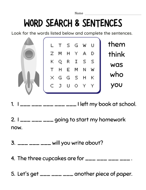 "100 Sight Words" Puzzles and Activities — Miss Nerd