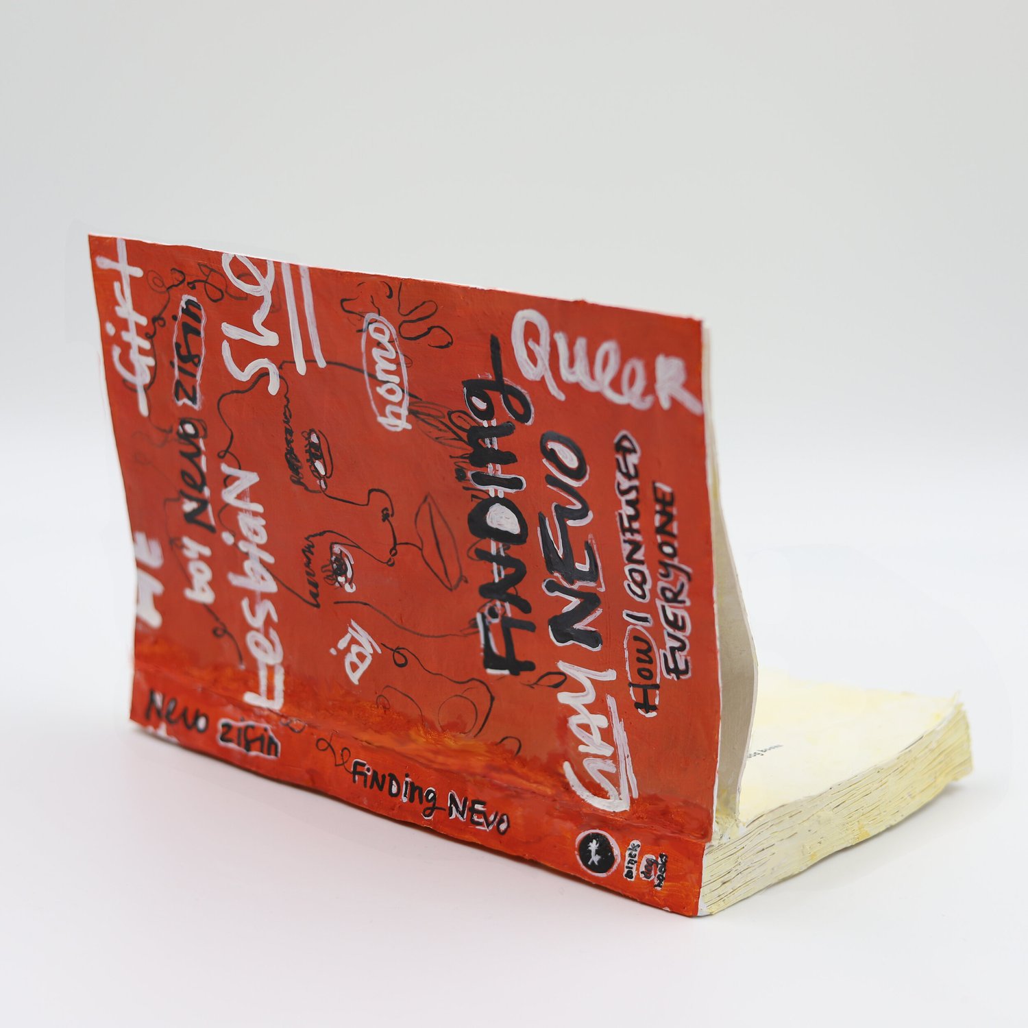 Nevo Zisin book sculpture — Kenny Pittock