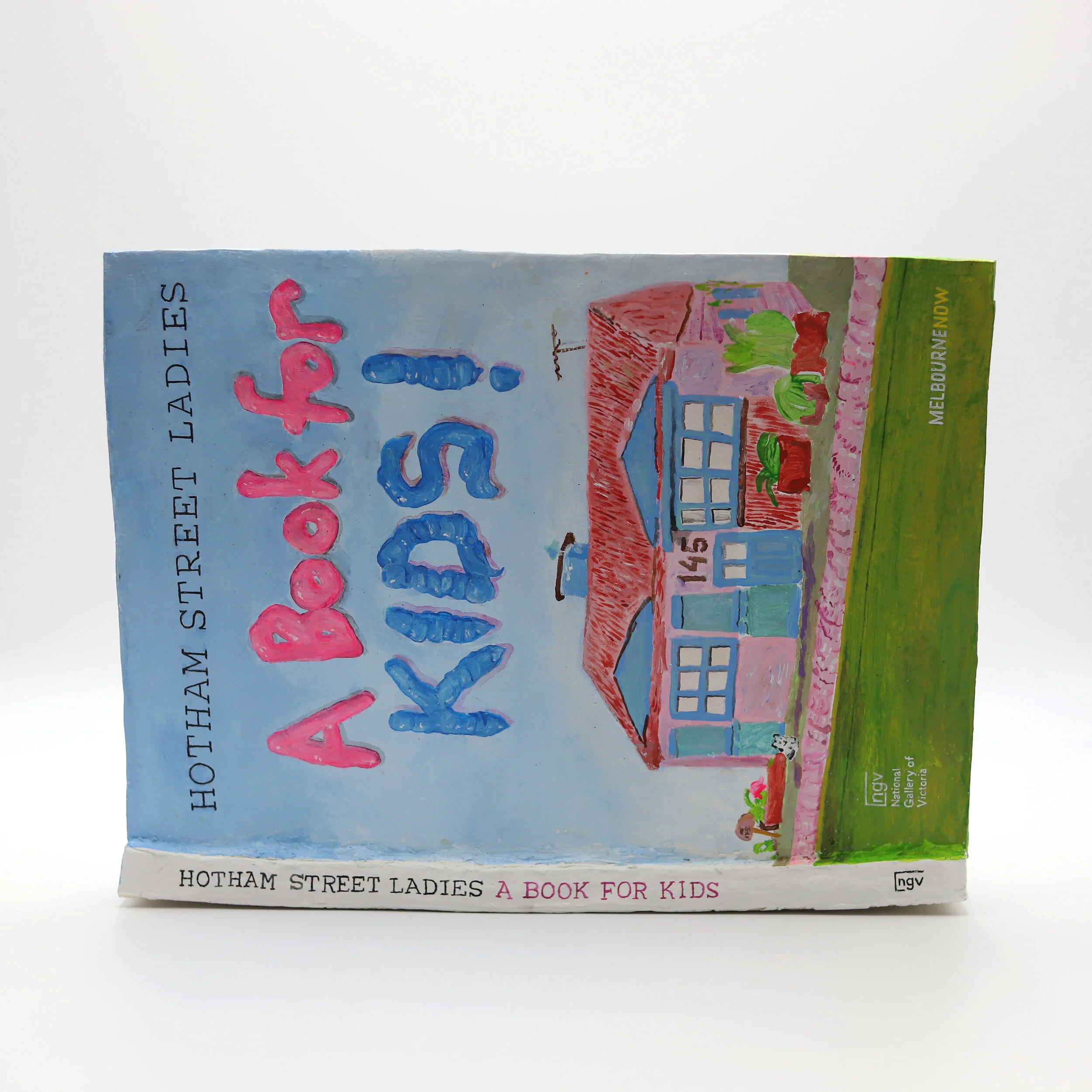 Hotham Street Ladies NGV book sculpture — Kenny Pittock