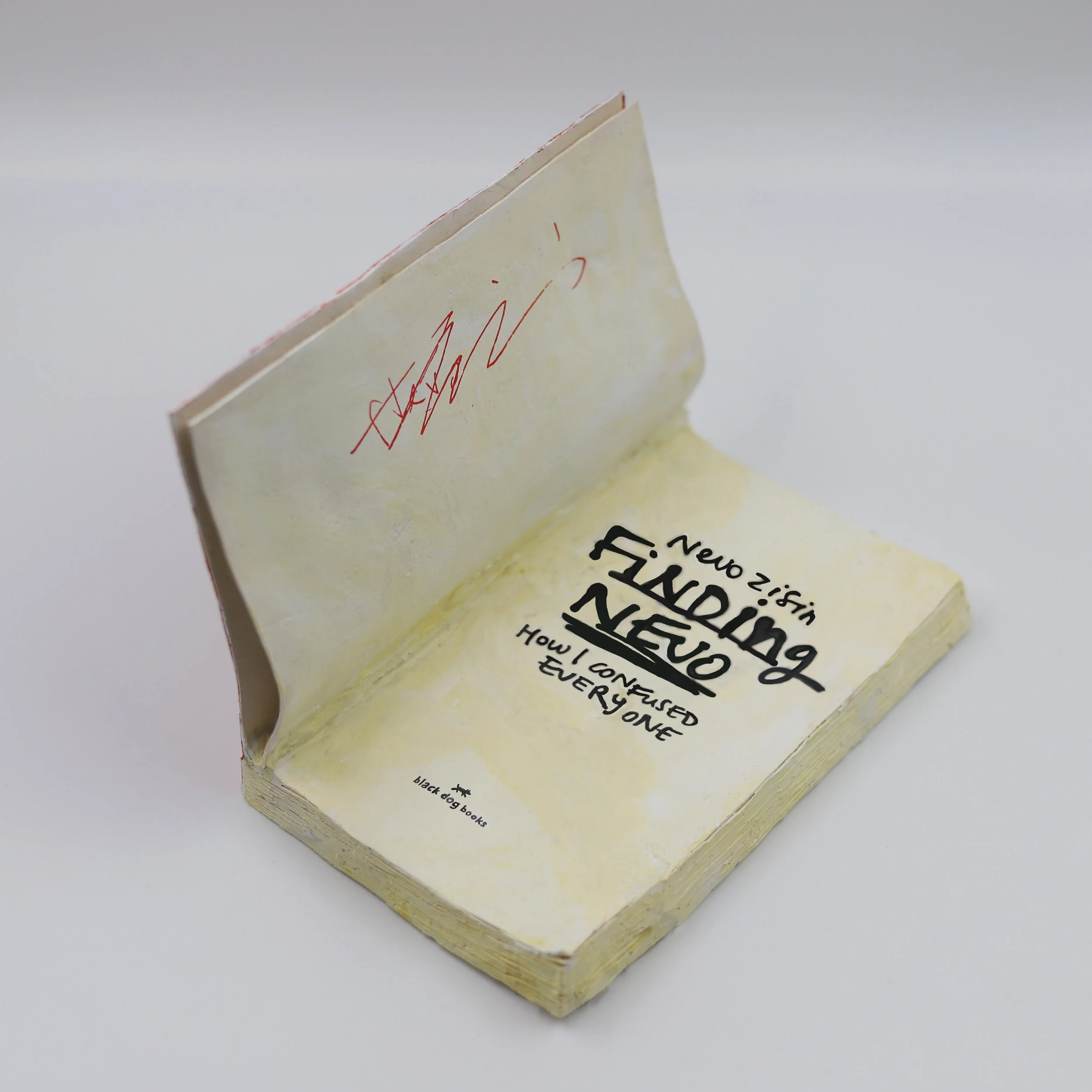 Nevo Zisin book sculpture — Kenny Pittock