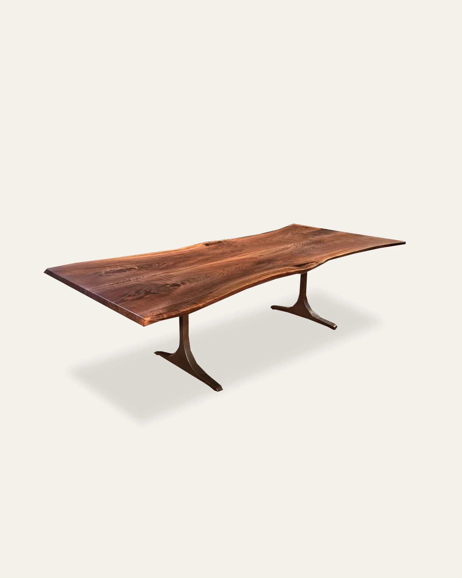 8' 8" Live Edge Black Walnut Dining Table — Paramount Wood Co.