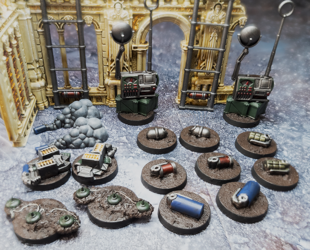 How to paint the Kill Team Volkus terrain — Forgone Miniatures