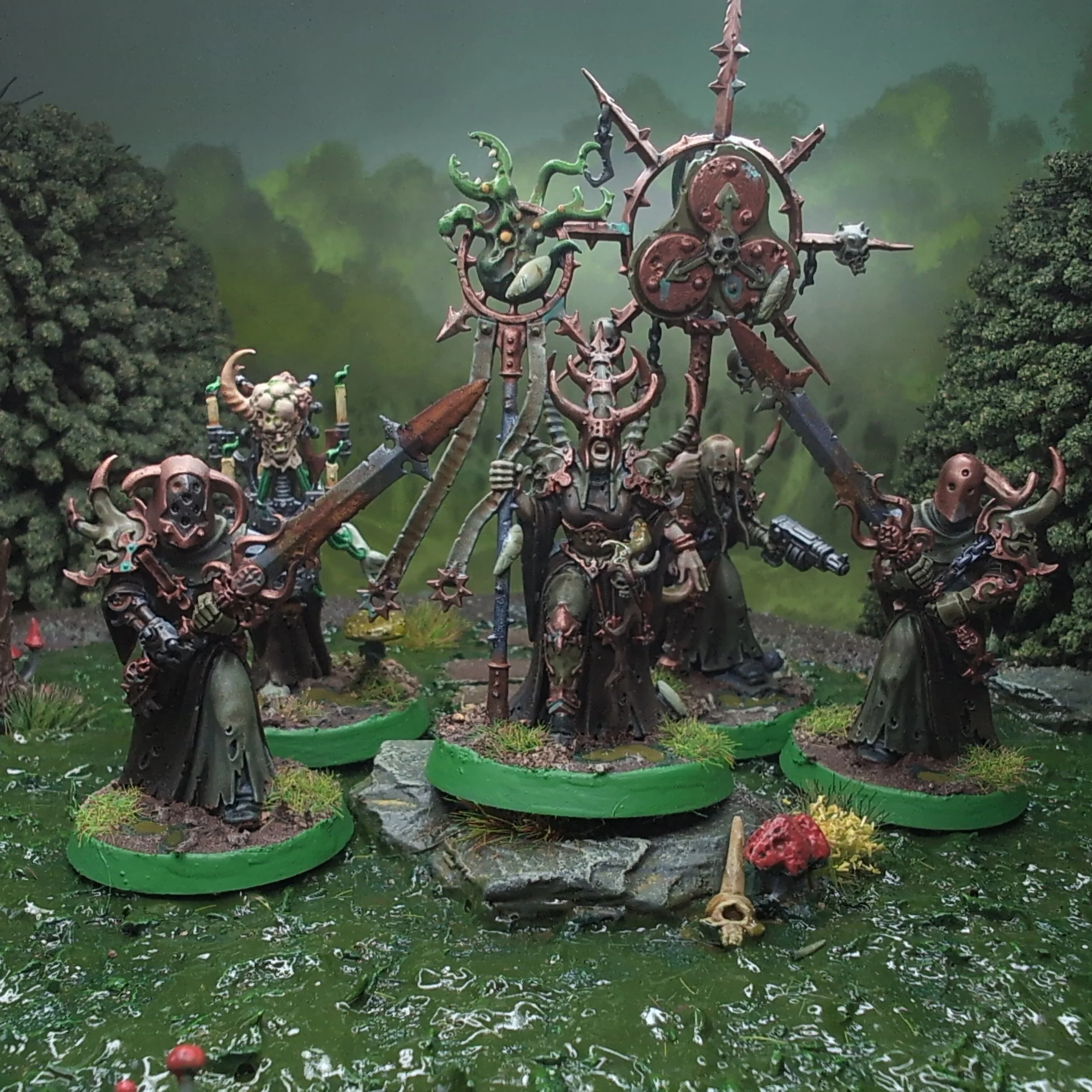 How to paint the Dark Commune for Warhammer 40,000 — Forgone Miniatures