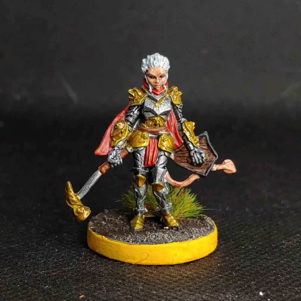 How to paint the "Sun" class from Gloomhaven — Forgone Miniatures