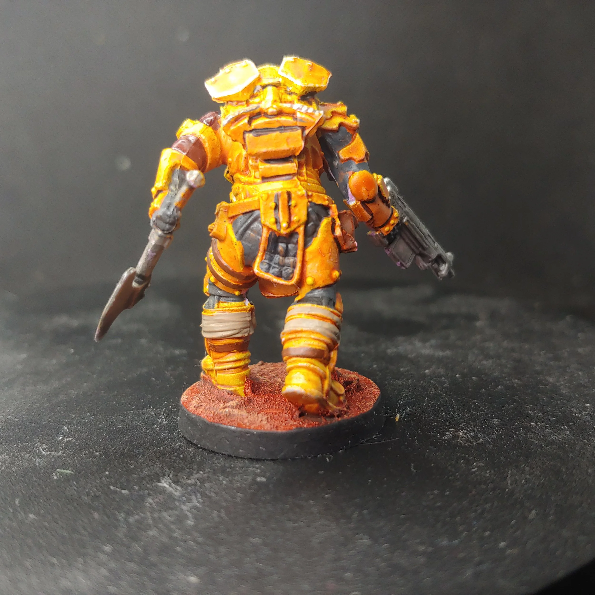 How to paint yellow armour — Forgone Miniatures