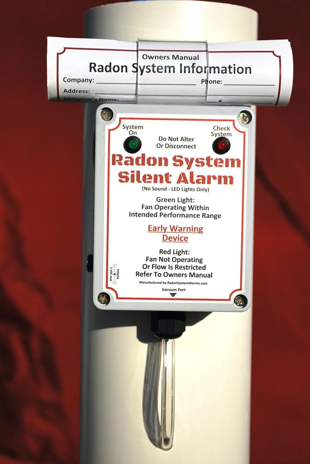 Radon Alarms — RadonSystemAlarms.com