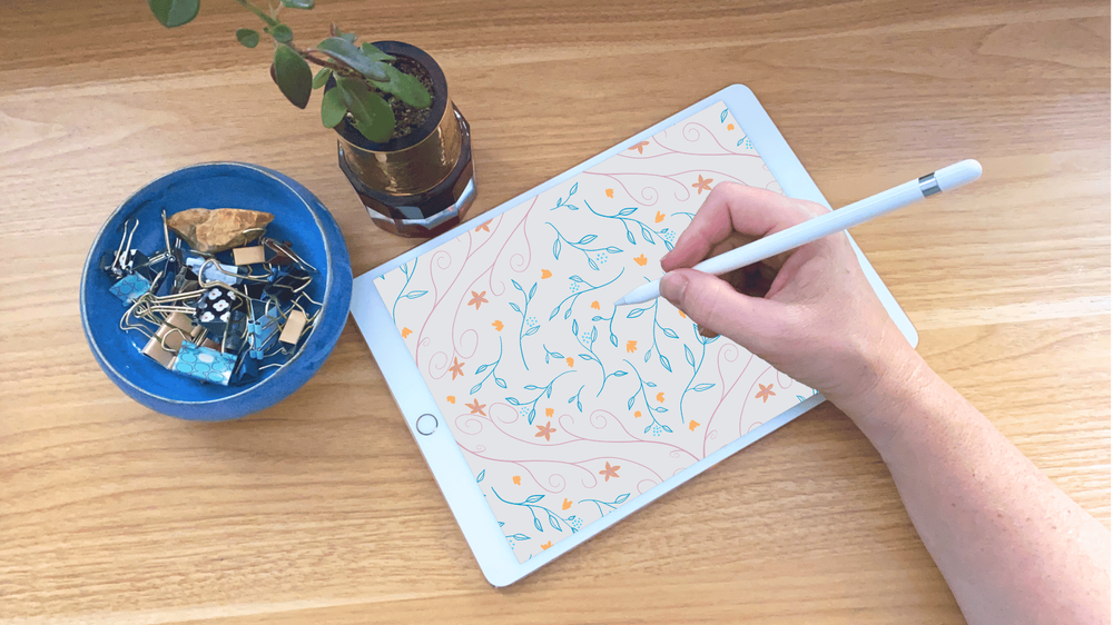 Perfecting an Ogee Pattern in Procreate: with Recoloring — Perch Handmade