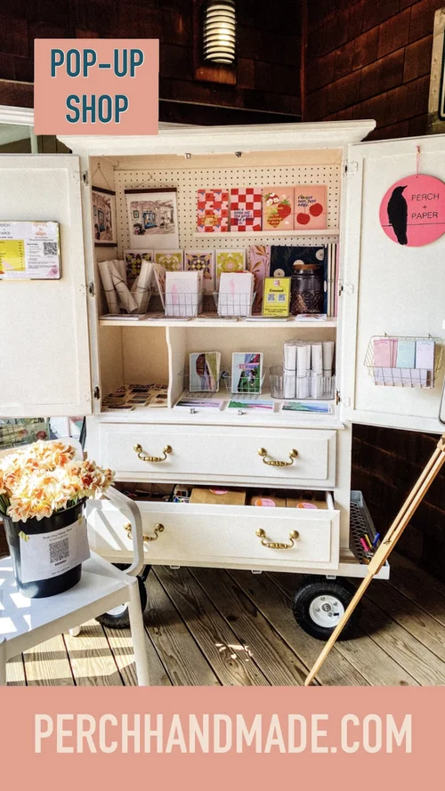 My First Mobile Pop-Up Shop: Rolling Into Manzanita — Perch Handmade