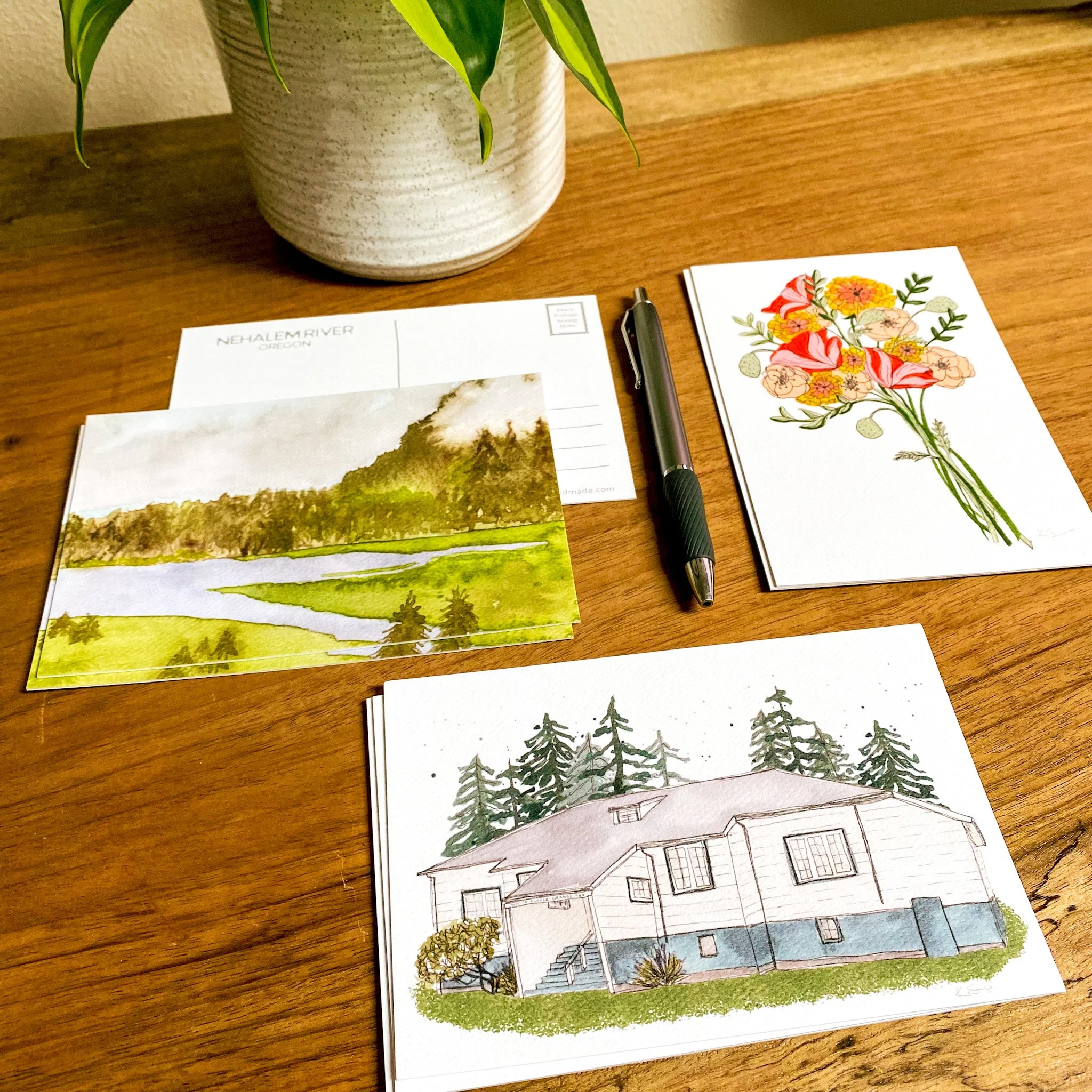 Oregon Coast Landscapes Postcard — Perch Handmade