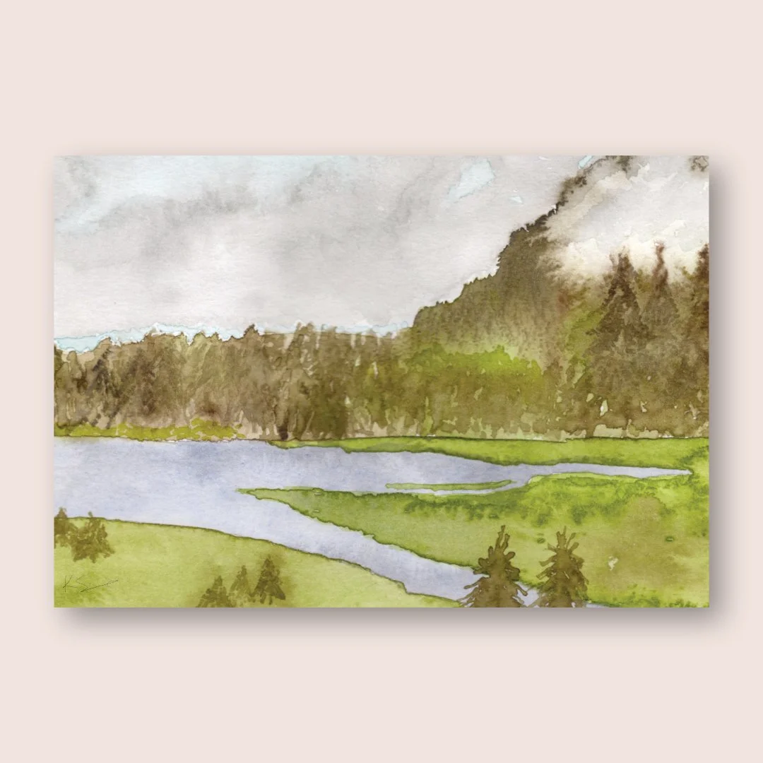Oregon Coast Landscapes Postcard — Perch Handmade