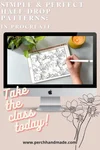 Simple & Perfect Half-Drop Patterns: in Procreate — Perch Handmade