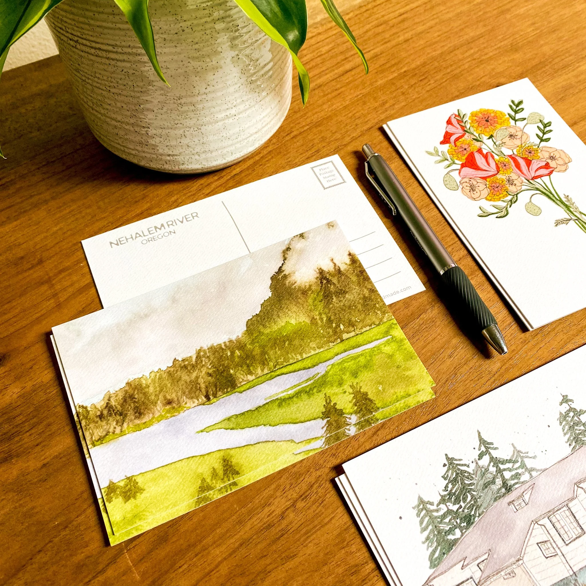 Oregon Coast Landscapes Postcard — Perch Handmade