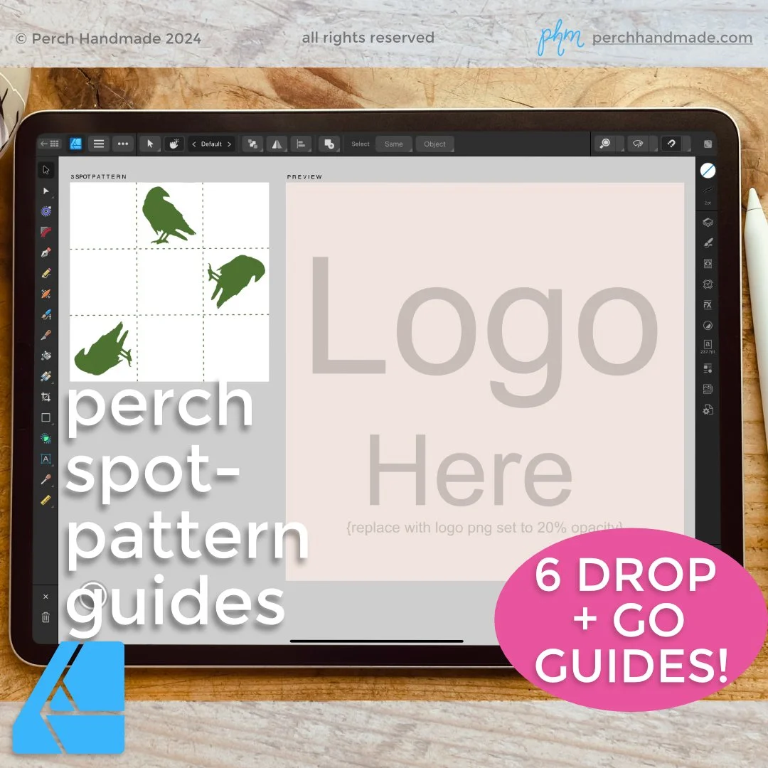 Perch Spot-Pattern Guides for Procreate — Perch Handmade