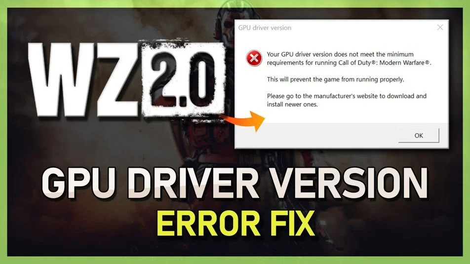 Fix Warzone 2 “GPU Driver Version Outdated” Error — Tech How