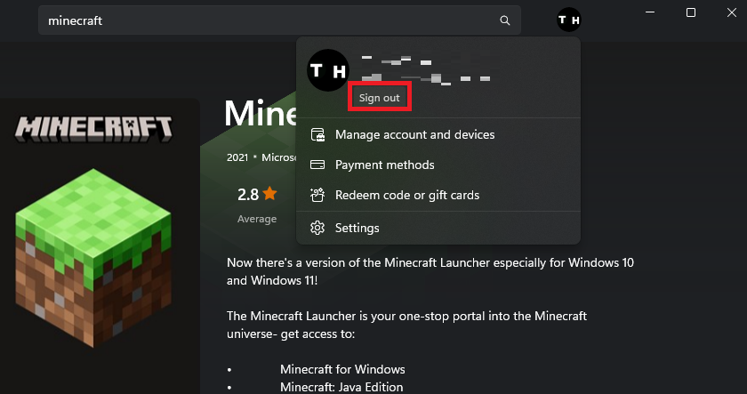 Fix Minecraft “Accounts in Microsoft Store and Launcher Don’t Match” Error — Tech How
