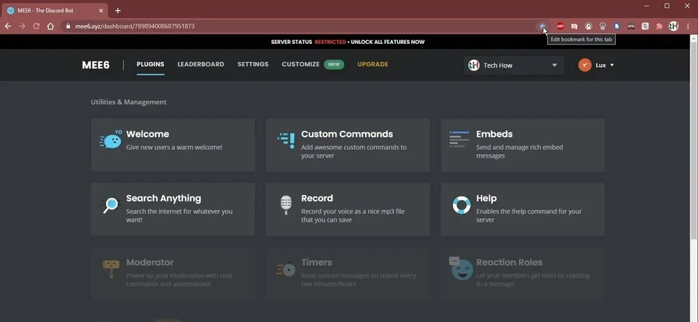 How To Install and Use MEE6 Bot On Discord — Tech How