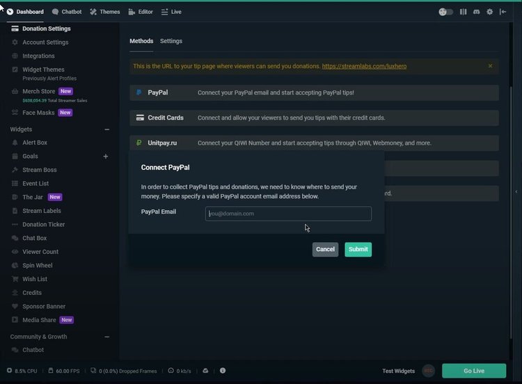 Streamlabs OBS - How To Setup Donations — Tech How