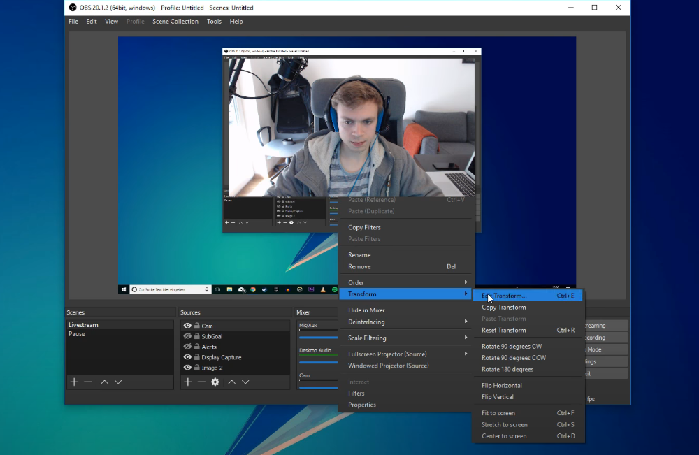 The Best Webcam Settings For OBS Studio & How To Add And Crop The ...