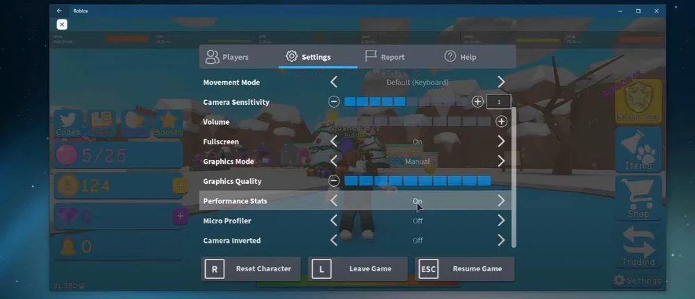 Roblox - How To Display FPS, Ping & Packet Loss Counter — Tech How
