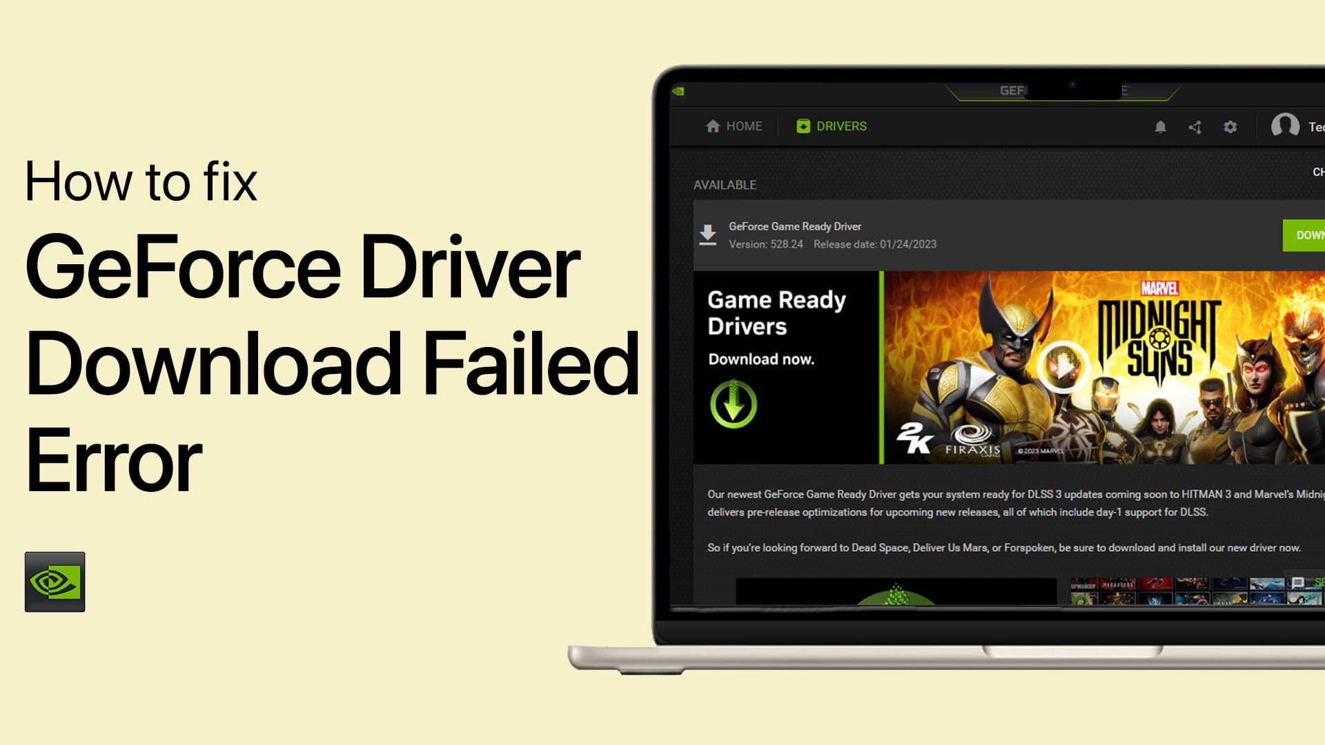 How To Fix NVIDIA GeForce Experience Driver Download Failed Error ... How To Fix NVIDIA GeForce Experience Driver Download Failed Error ...