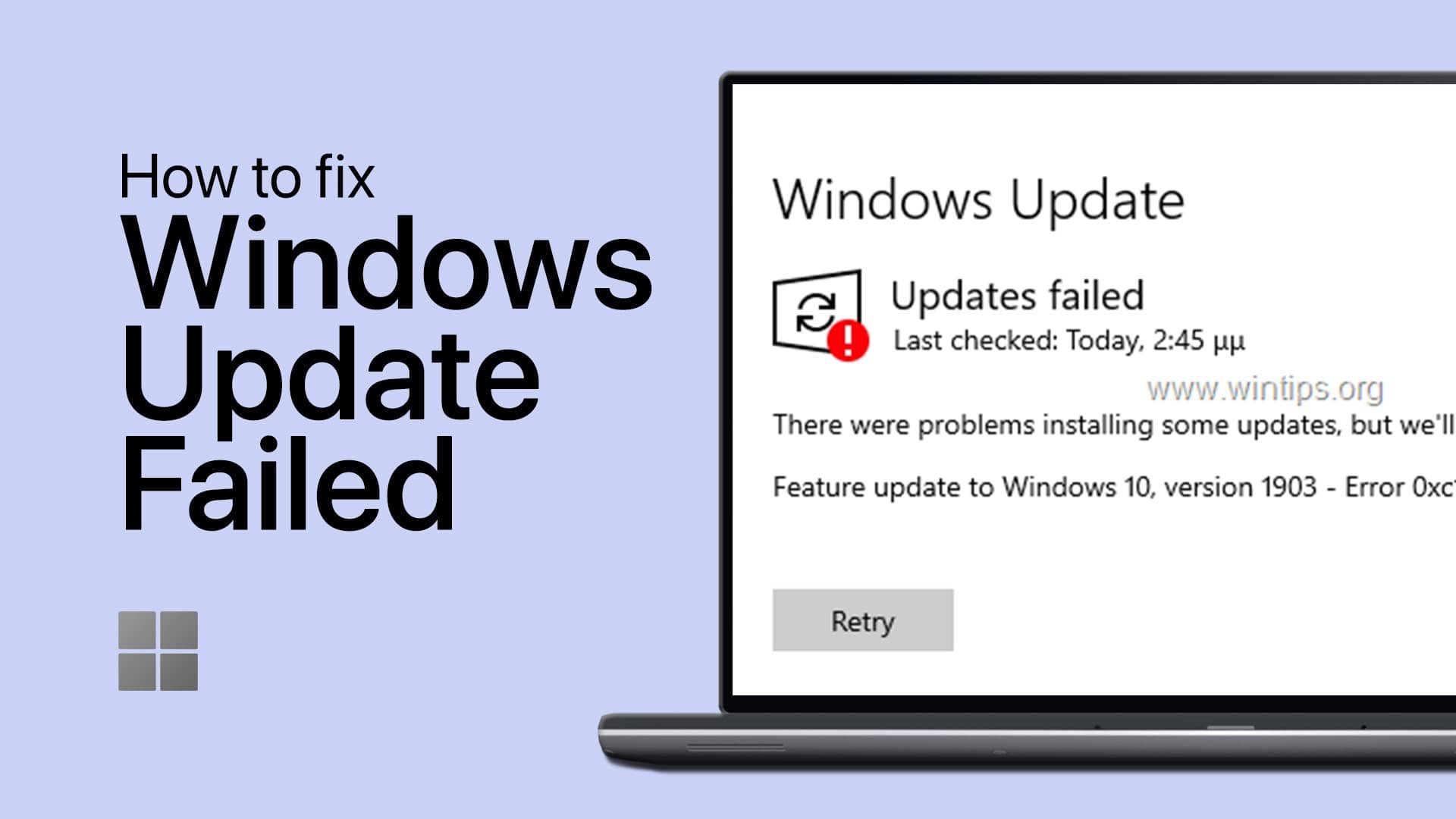 Fix Windows Update Errors Windows 10 – NCZXUM