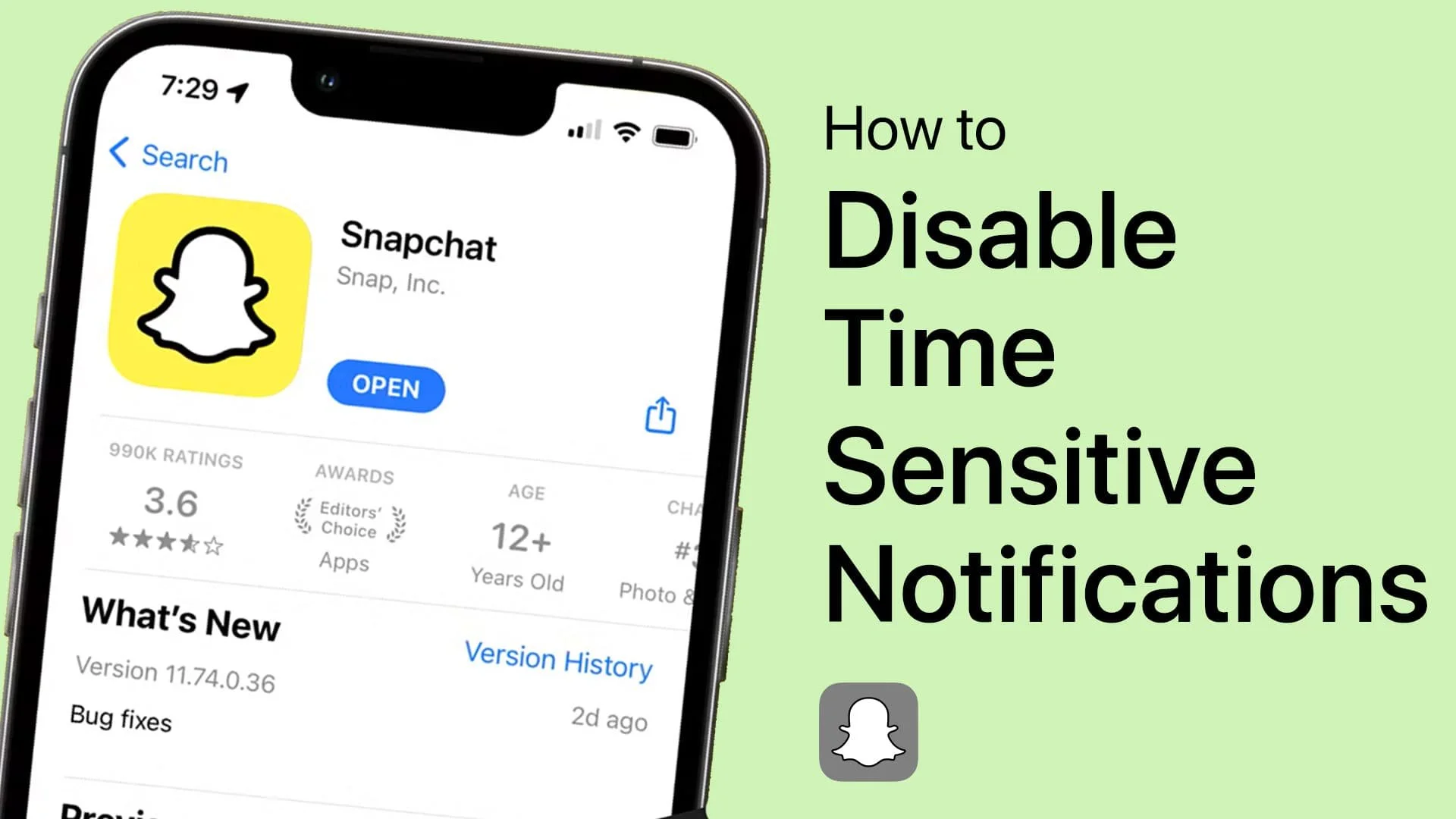 How To Turn Off Time Sensitive Notification On Snapchat Iphone — Tech How