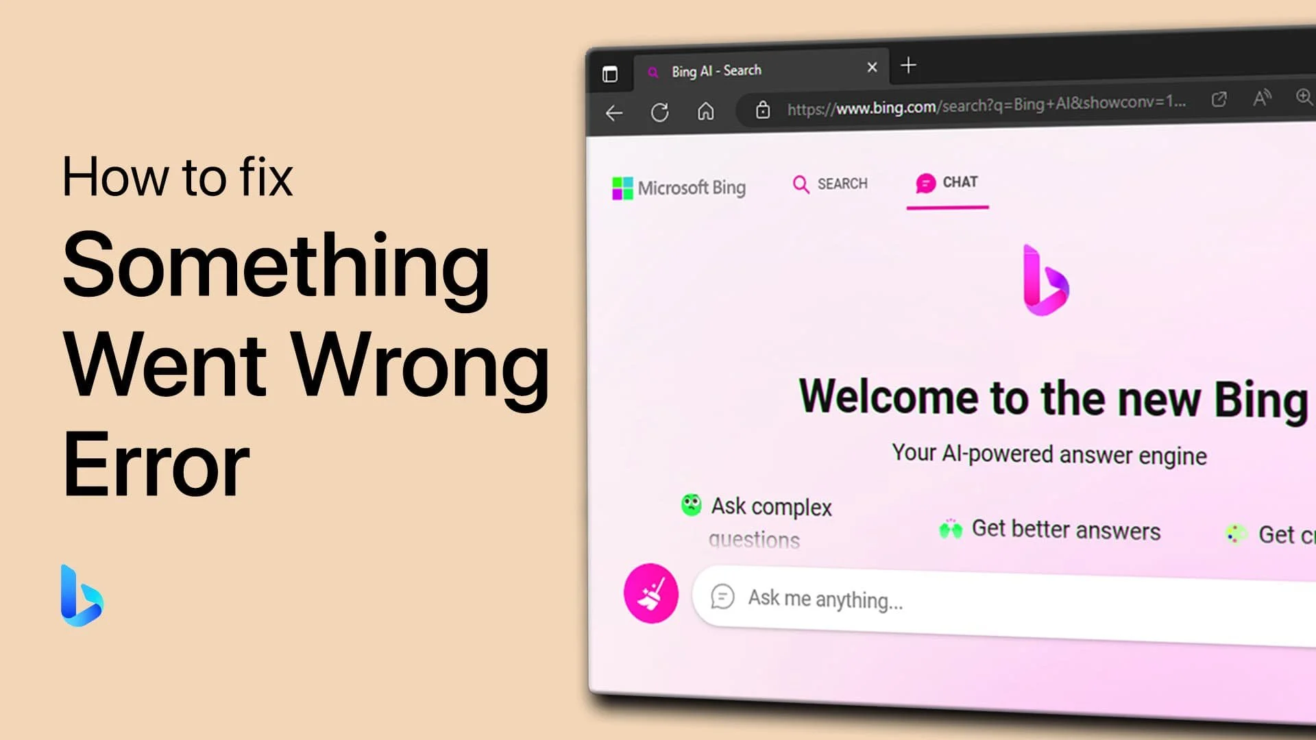 How To Fix Bing Chat “Something Went Wrong” Error — Tech How