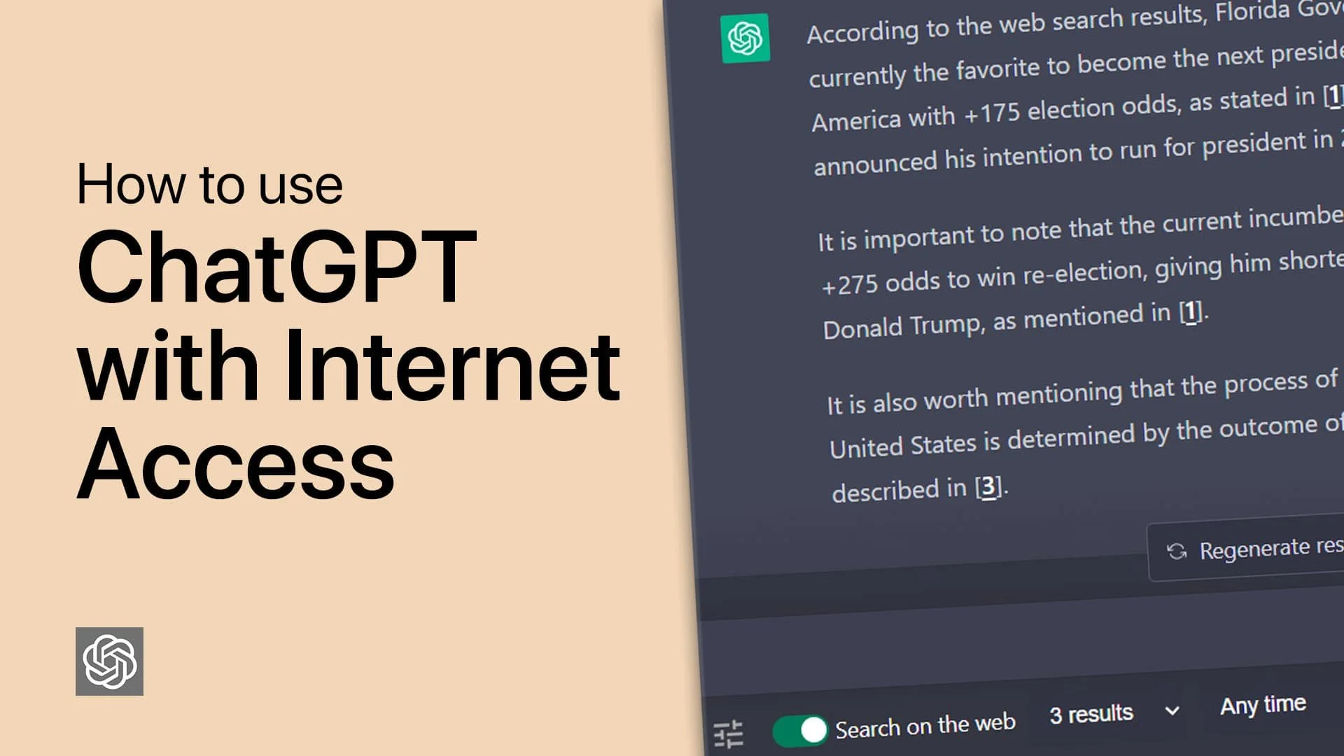 How To Give ChatGPT Internet Access and Dramatically Improve Responses — Tech How