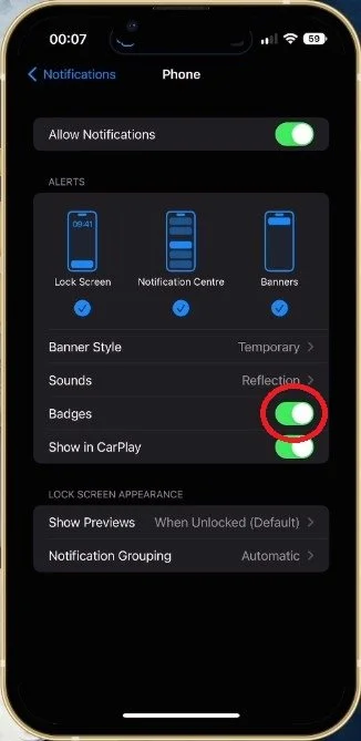 How To Fix Red Dot on iPhone Phone Icon — Tech How