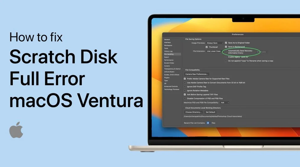 How To Fix “Scratch Disk Full” Error on macOS Ventura — Tech How