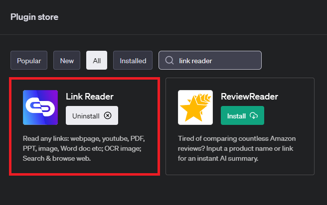 How To Work With Any Webpage using ChatGPT - Link Reader Plugin Guide — Tech How
