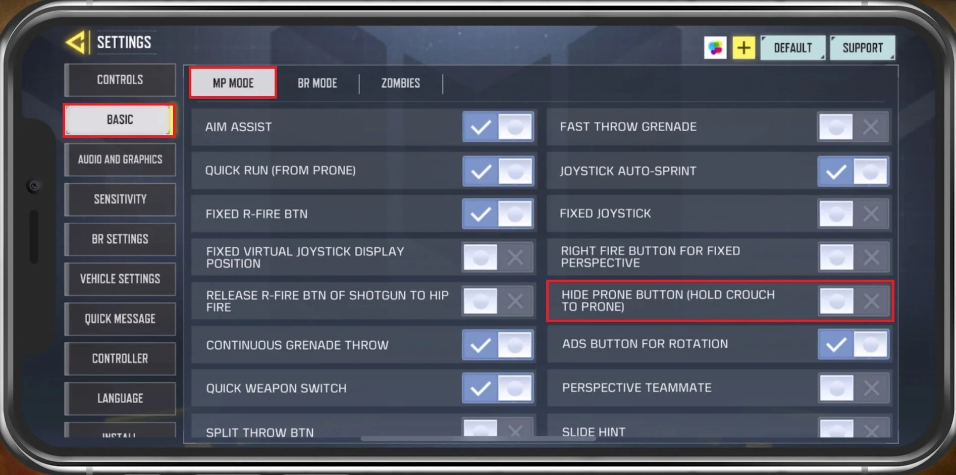 How To Enable Prone Button in CoD Mobile — Tech How