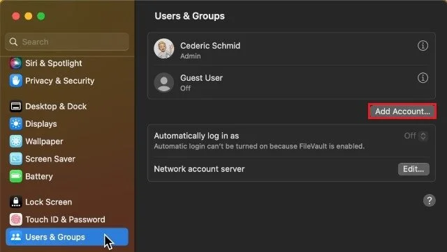 How To Add or Remove User Account on Mac OS Ventura — Tech How