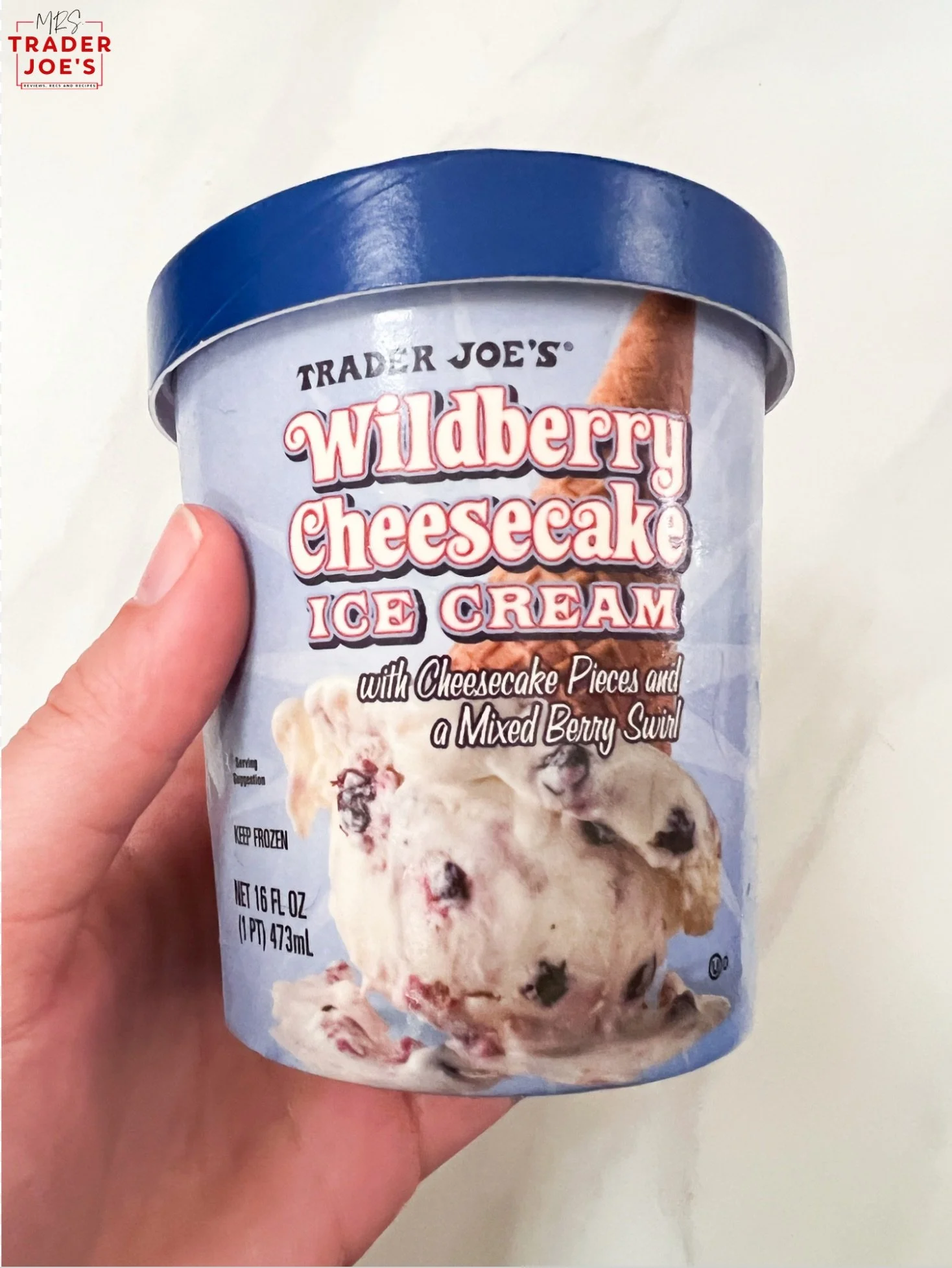Wildberry Cheesecake Ice Cream — Mrs. Trader Joe's