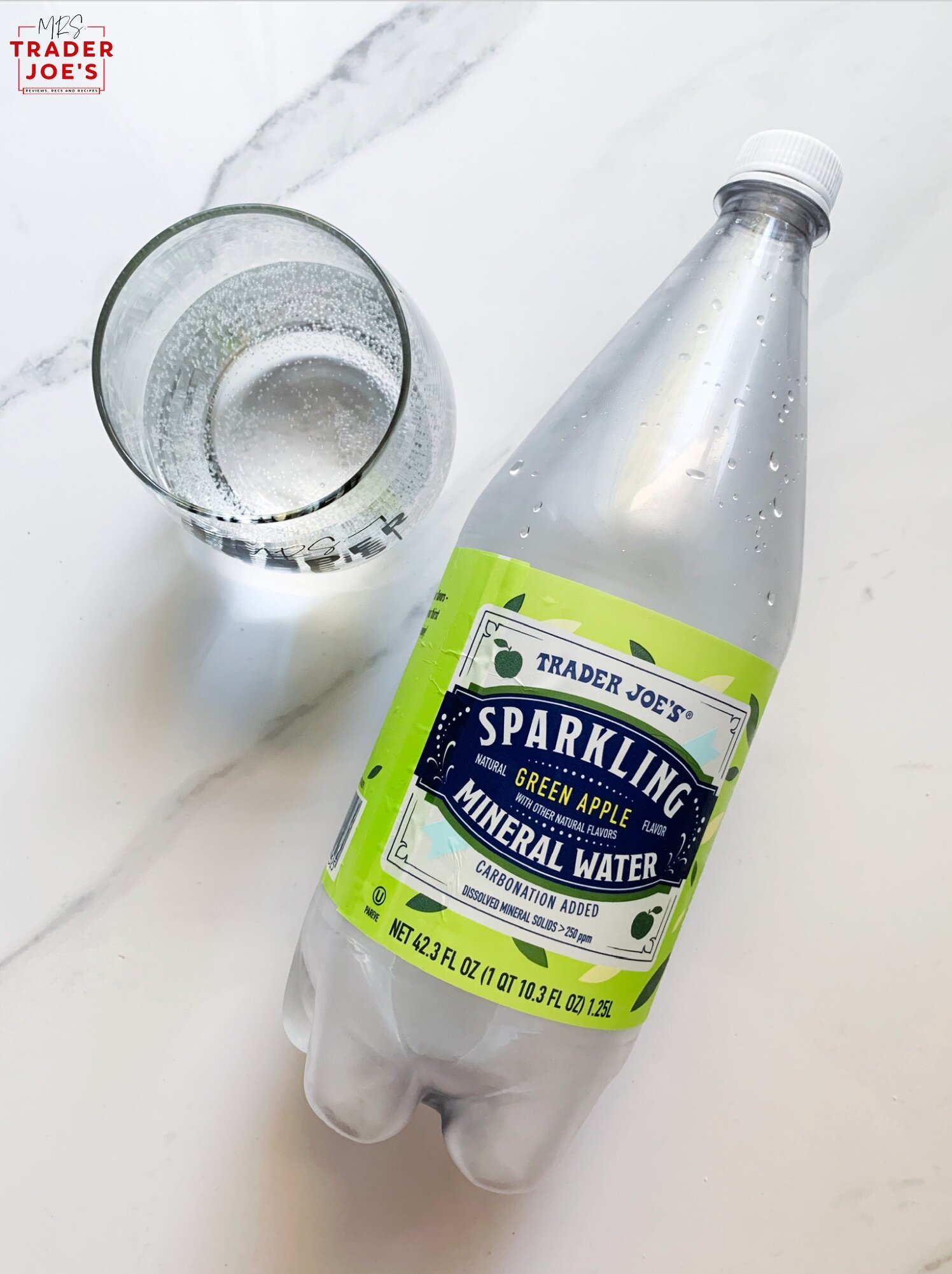 Green Apple Sparkling Water — Mrs. Trader Joe's