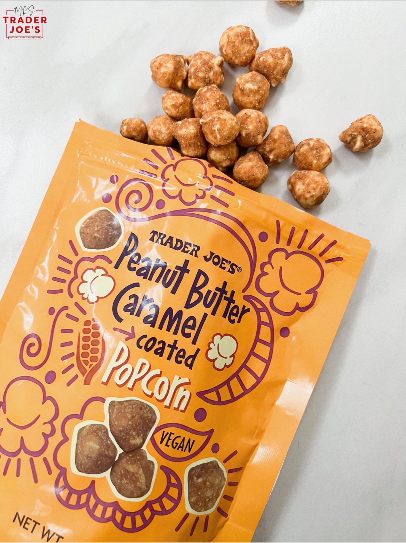 Peanut Butter Caramel Popcorn — Mrs. Trader Joe's Peanut Butter Caramel Popcorn — Mrs. Trader Joe's