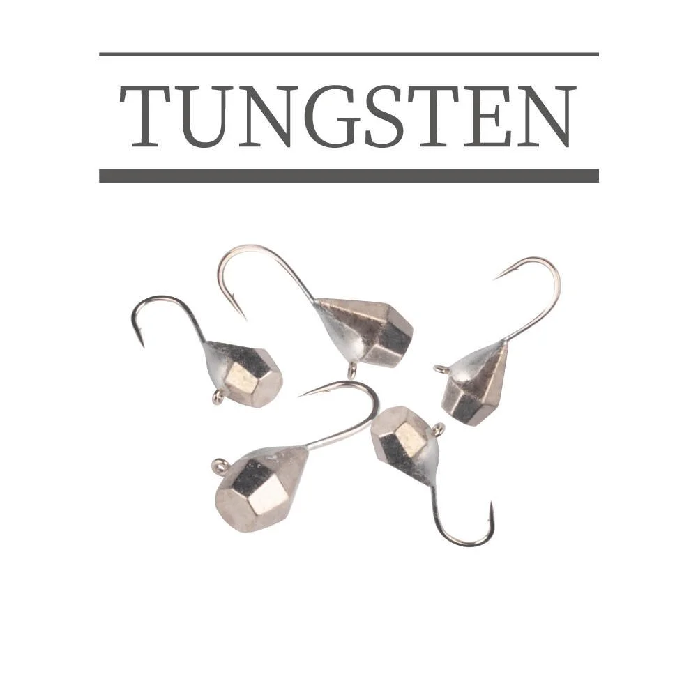 10 Unpainted Tungsten Maggot Ice Fishing Jigs — Wright Adventure Shop
