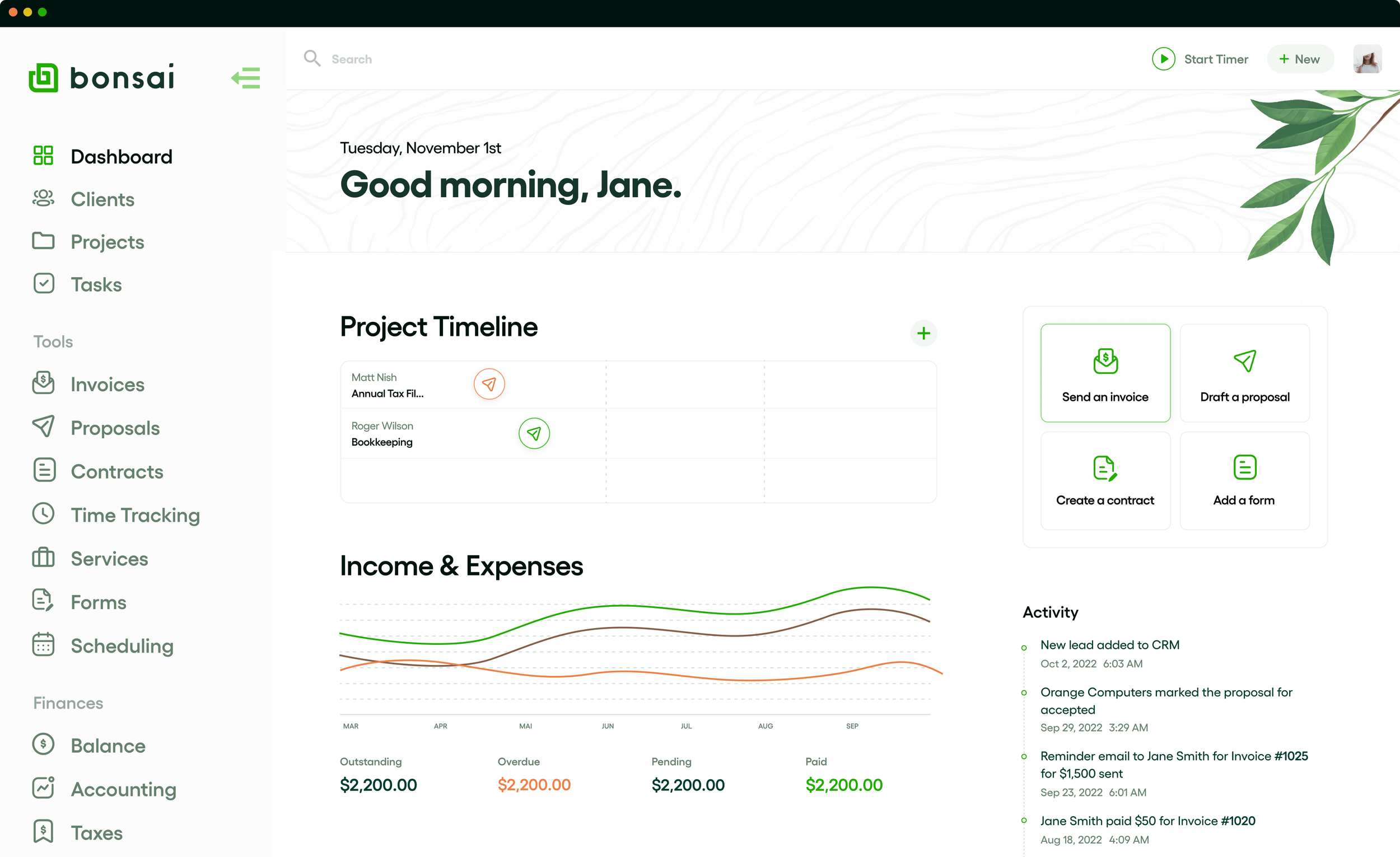 Bonsai: Boost Your Business with Powerful Project Management — Hello Pixel