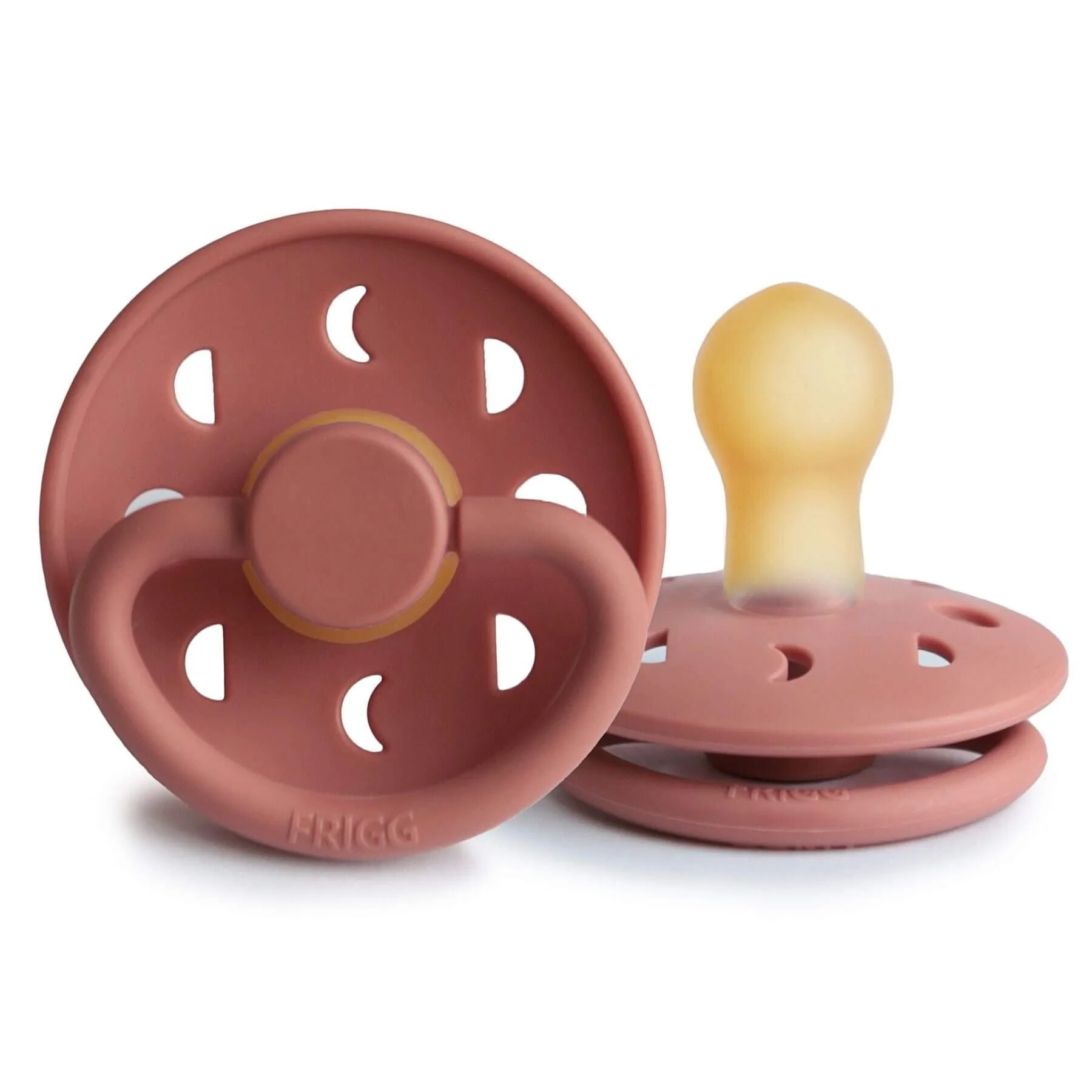 Frigg Natural Rubber Pacifier - Moon Phase Powder Blush - 2 pack — Jake ...