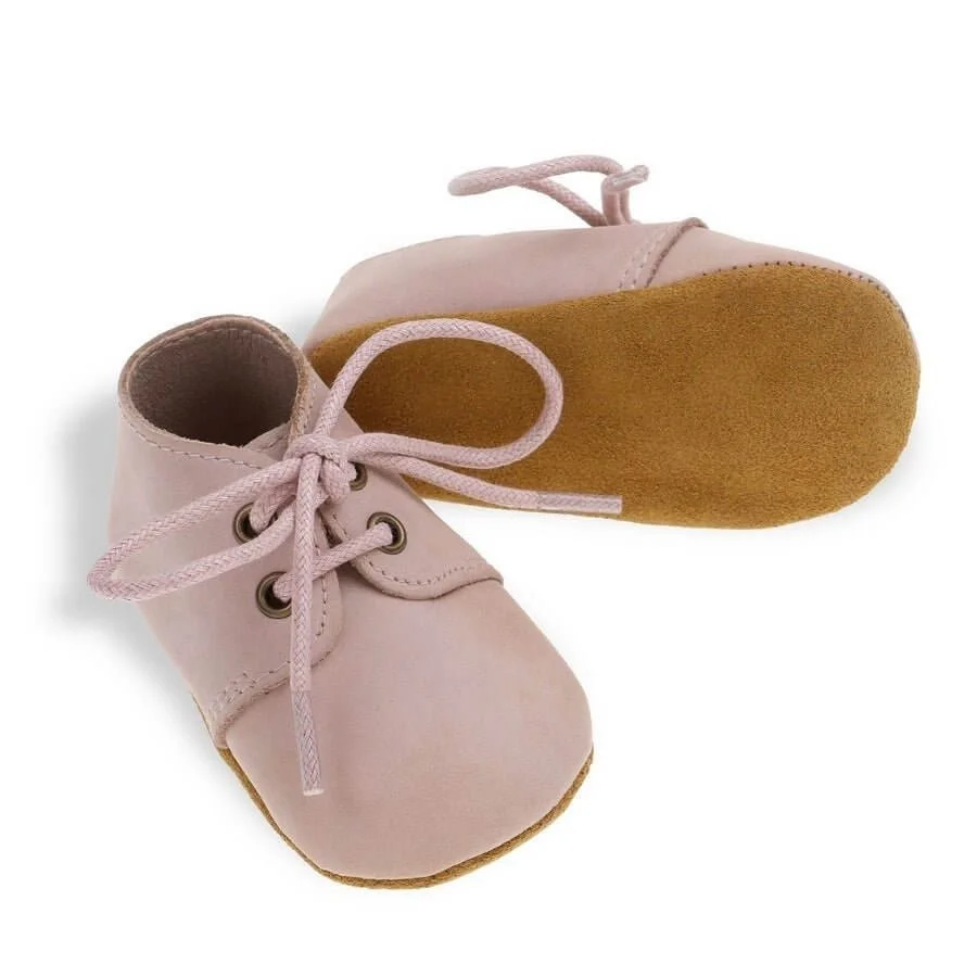 Charlie Leather Oxford Shoes - Dusty Rose — Jake + Co